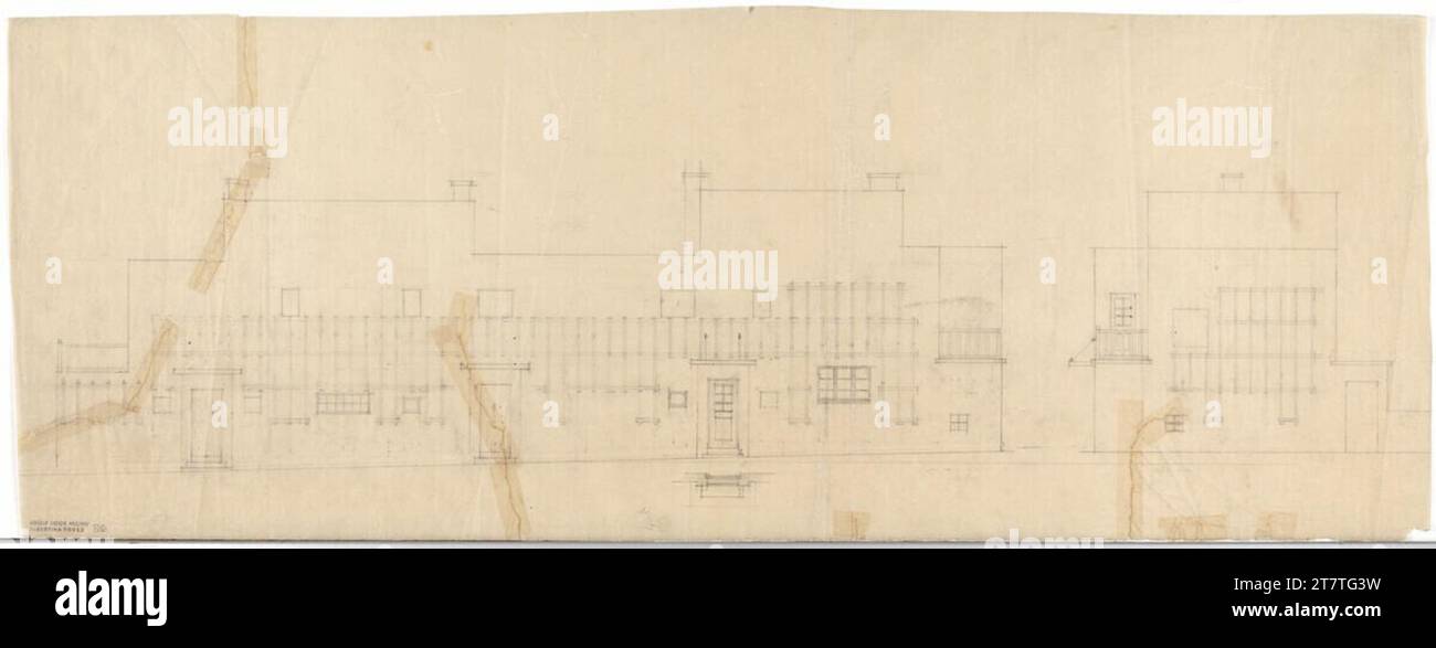 Adolf Loos (Entwerfer in) Settlement houses, Vienna, row settlement ...