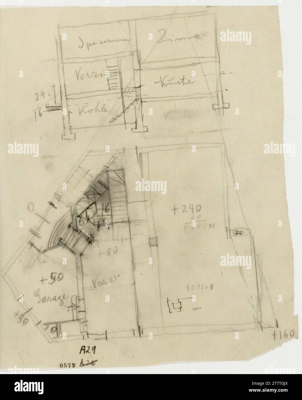 Adolf Loos (Entwerfer in) House Erwin Rosenberg, Paris XVIII, Avenue ...
