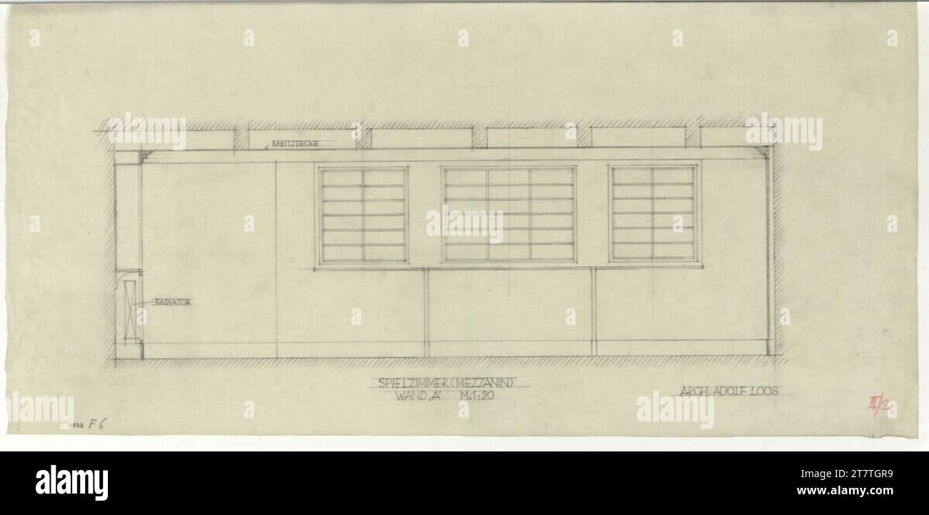 Adolf Loos (Entwerfer in) Sanatorium Esplanade, Karlsbad, Alte Wiese 36 ...