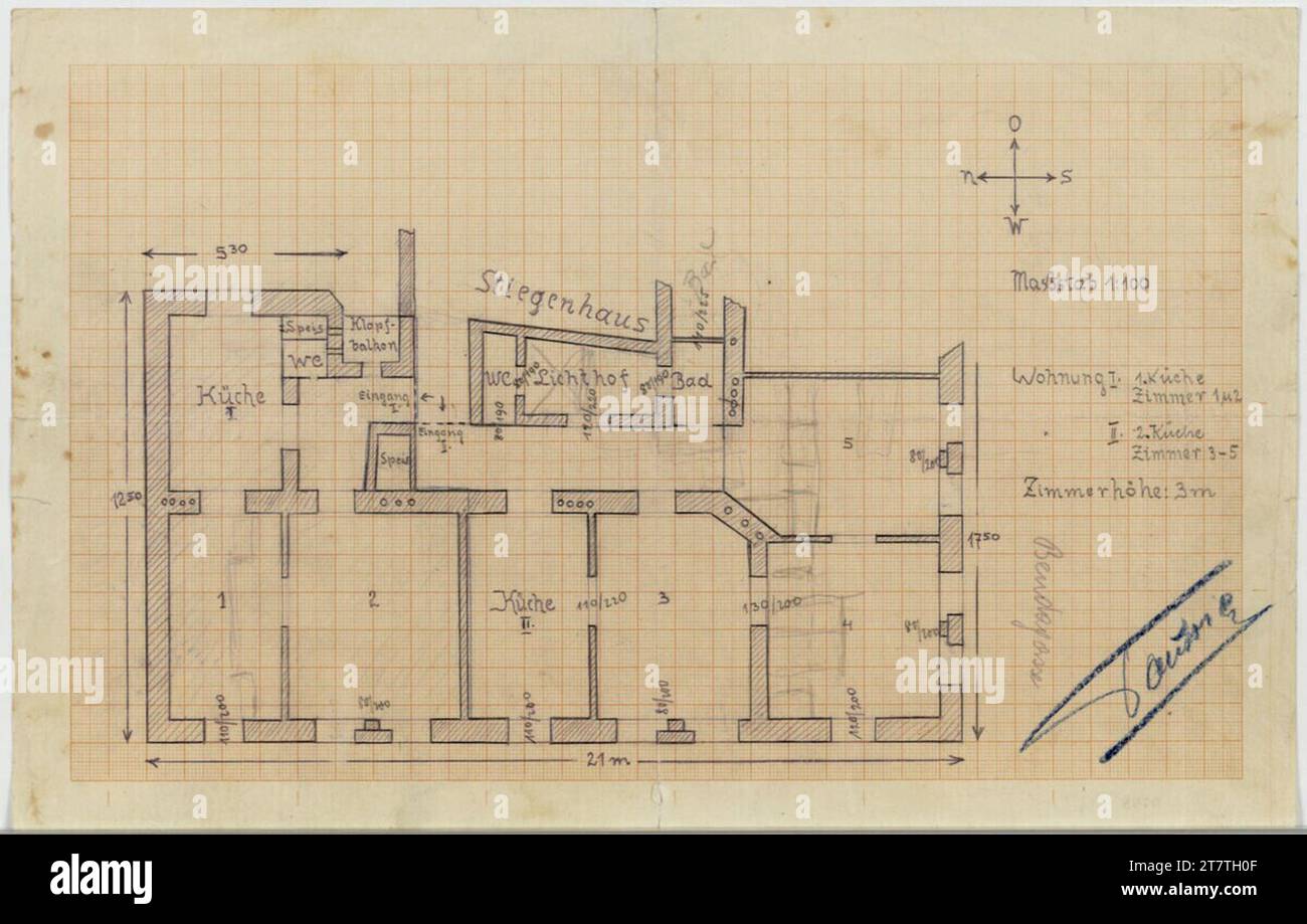 Adolf Loos (Entwerfer in) Sanatorium Esplanade, Karlsbad, Alte Wiese 36, Czech Republic ...