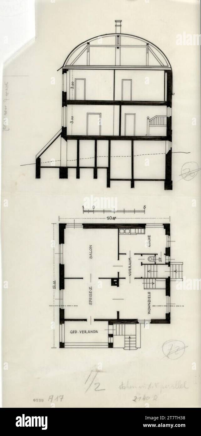 Adolf Loos (Entwerfer in) Haus Helene Horner, Vienna XIII ...