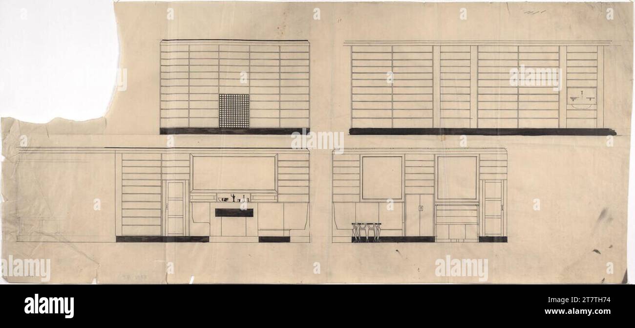 Adolf Loos (Entwerfer in) Villa Karma, Clarens at Montreux, Switzerland ...