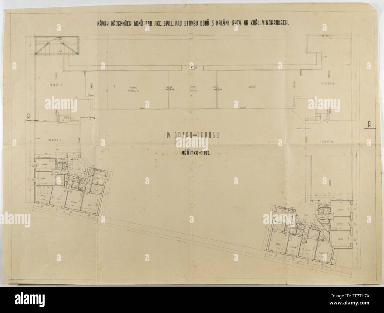 Adolf Loos (Entwerfer in) Small apartment house, Prague, in the ...
