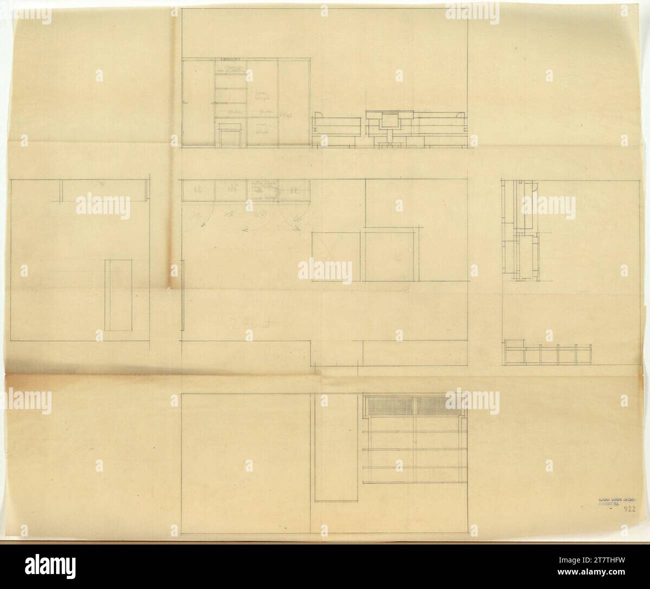 Adolf Loos (Entwerfer in) House Hans and Anny Moller, Vienna XVIII ...