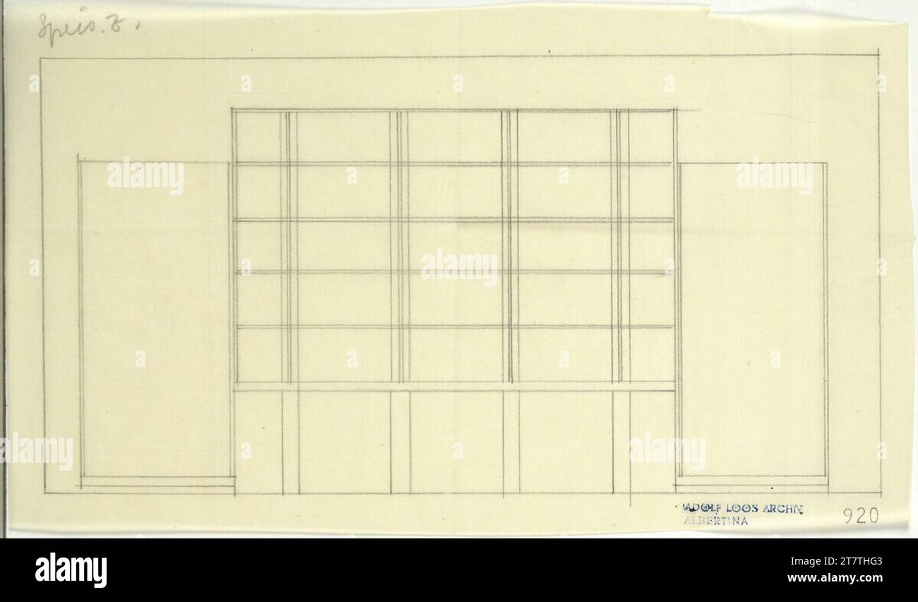 Adolf Loos (Entwerfer in) House Hans and Anny Moller, Vienna XVIII ...