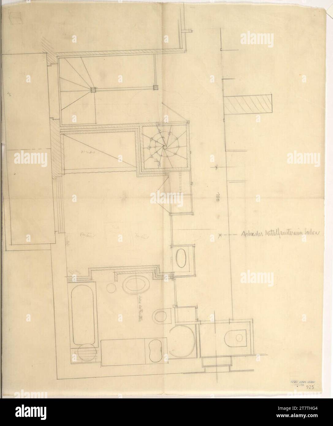 Adolf Loos (Entwerfer in) Haus Hans and Anny Moller, Vienna XVIII ...