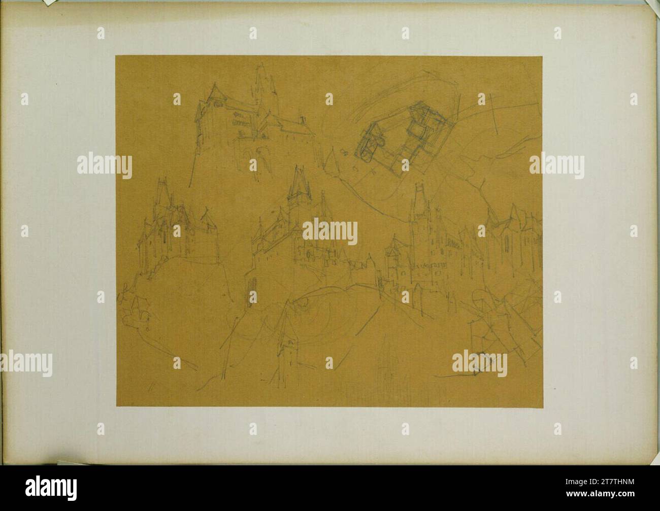 Alfred Castelliz Draft for a castle (school project - diploma thesis ...