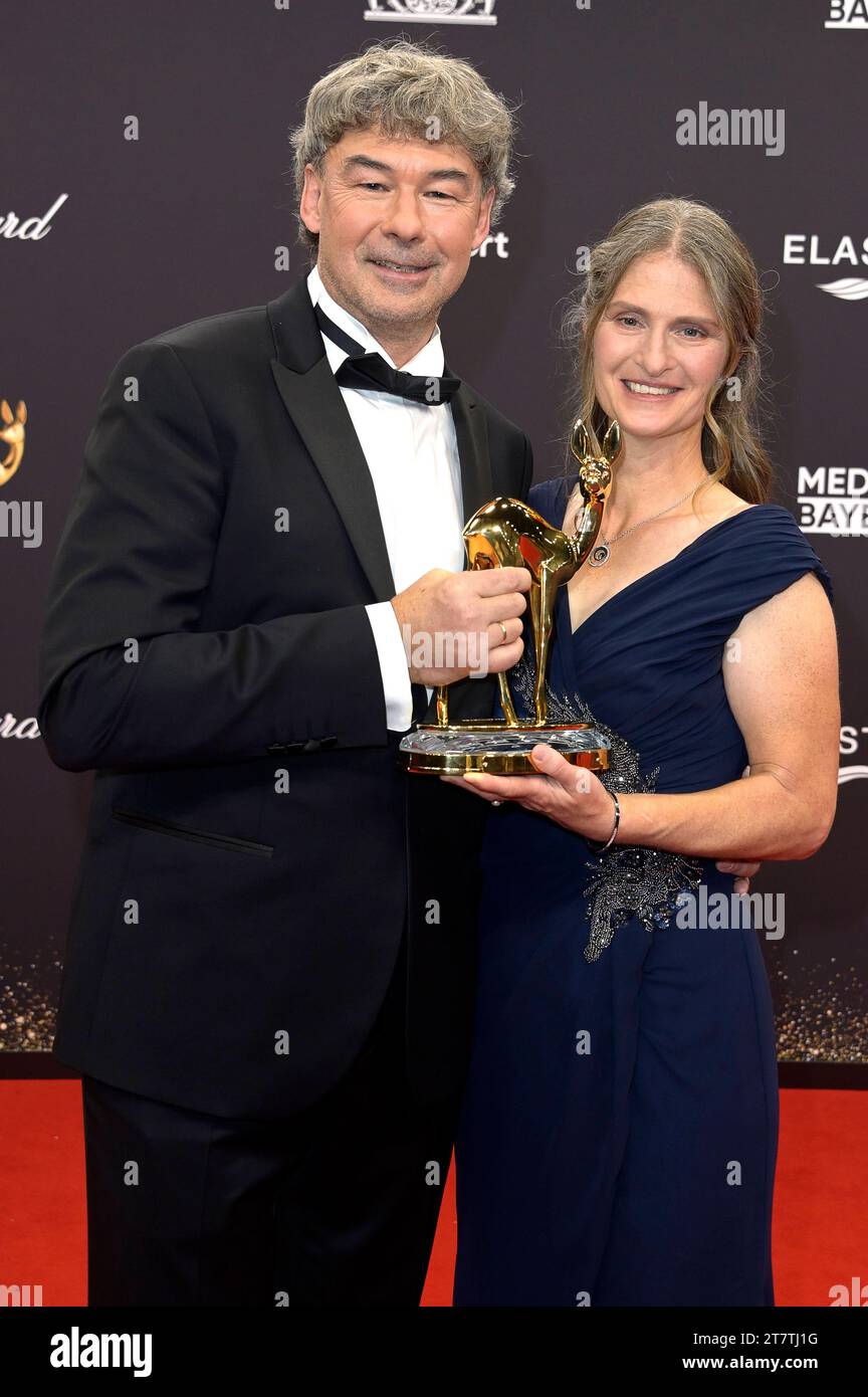 Barbara und Christoph Promberger bei der 75. Bambi-Verleihung 2023 in ...