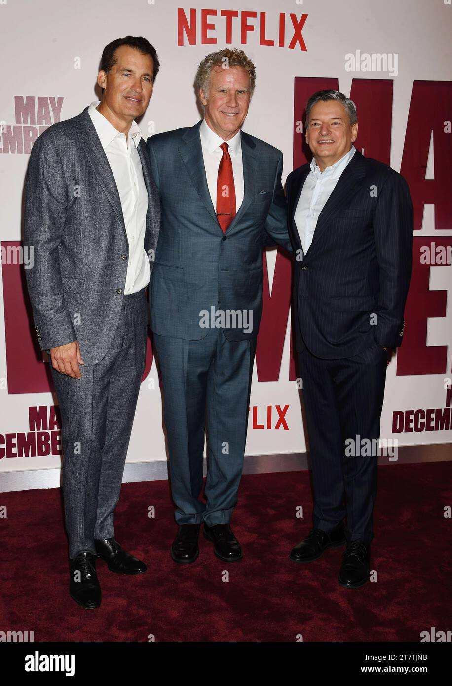 Los Angeles, California, USA. 16th Nov, 2023. (L-R) Scott Stuber, Will ...