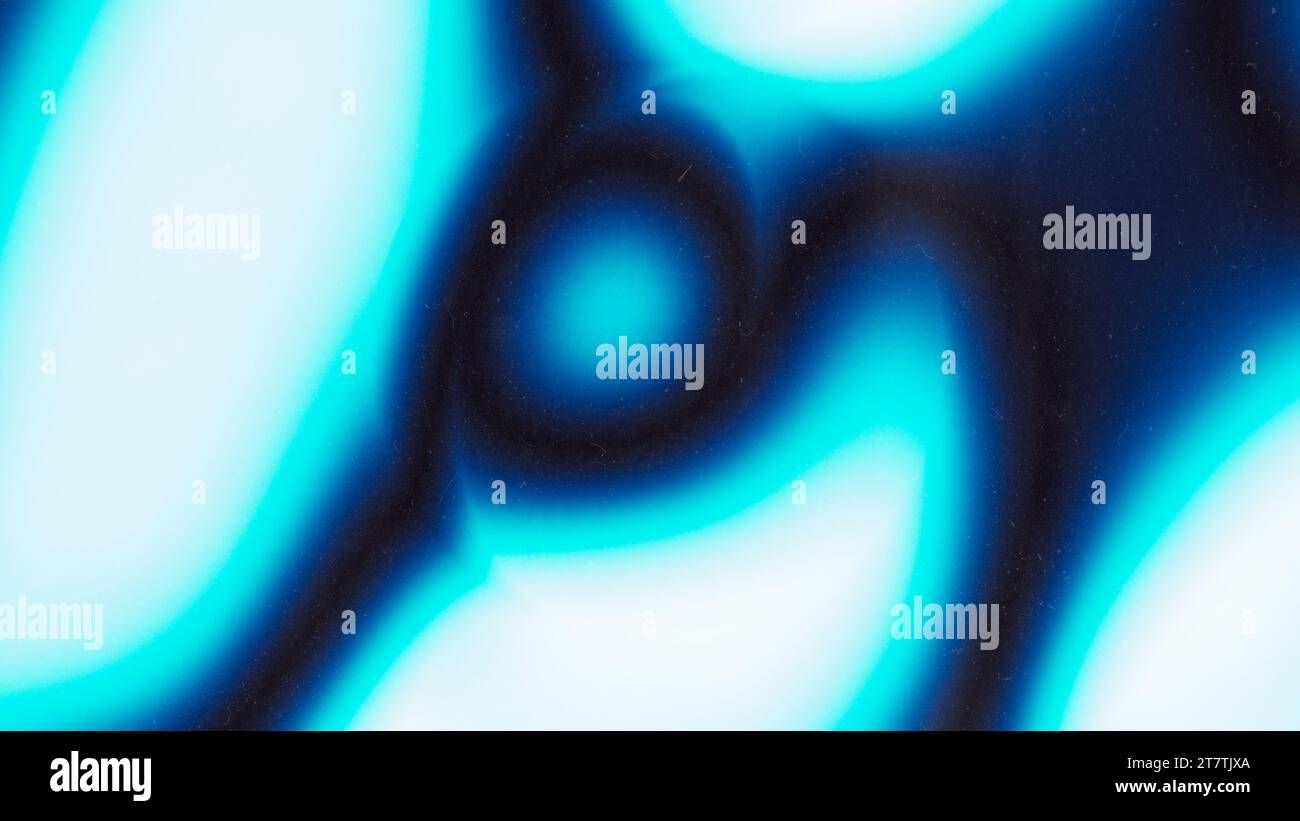 Blurred blue and cyan acid gradient tones. Abstract wallpaper on dark ...