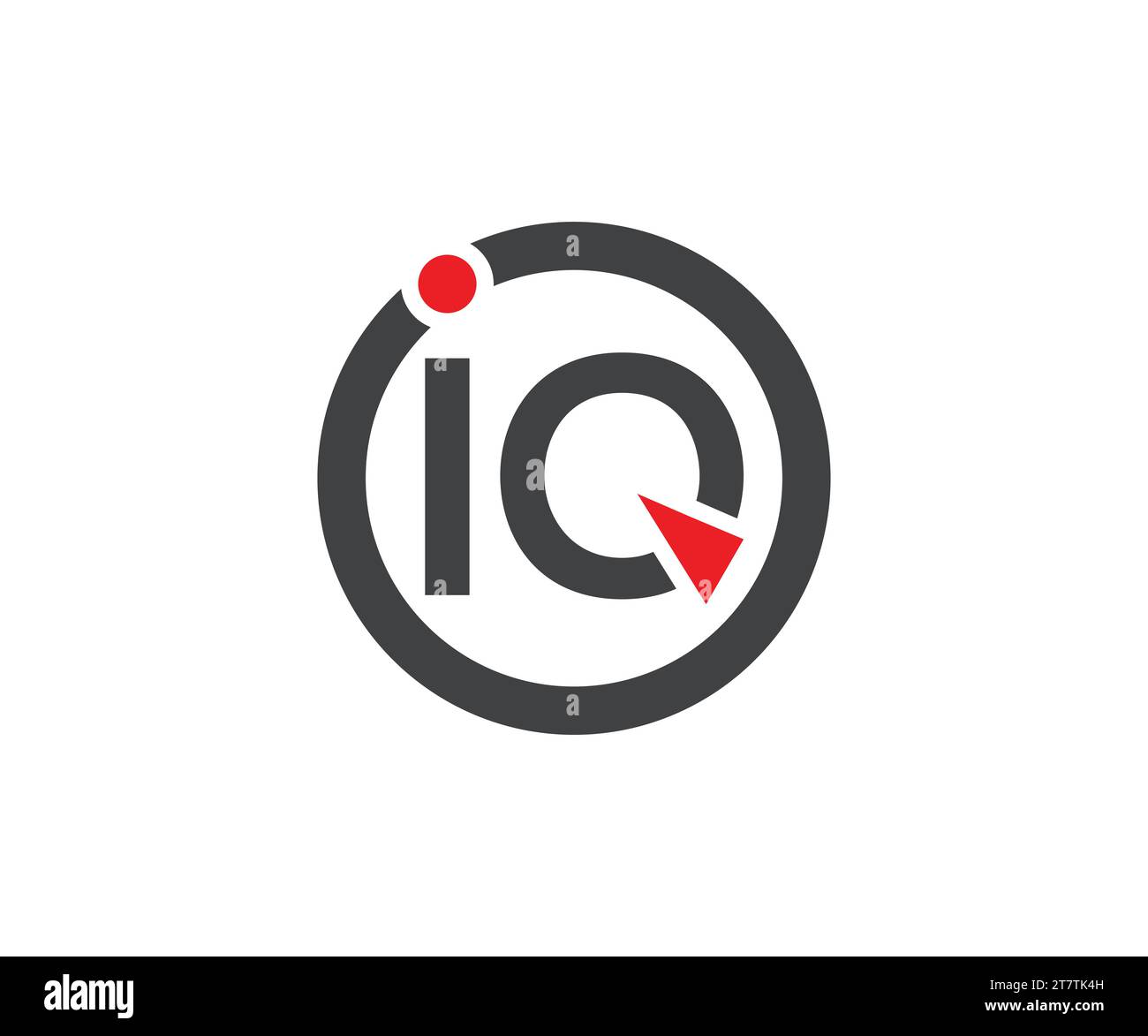 IQ logo design vector Stock Vector Image & Art - Alamy