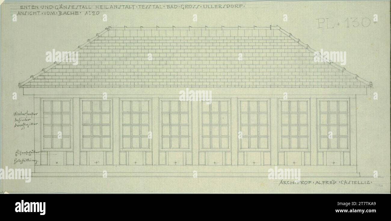 Alfred Castelliz Bad Groß Ullersdorf (northern Moravia), Sanatorium ...