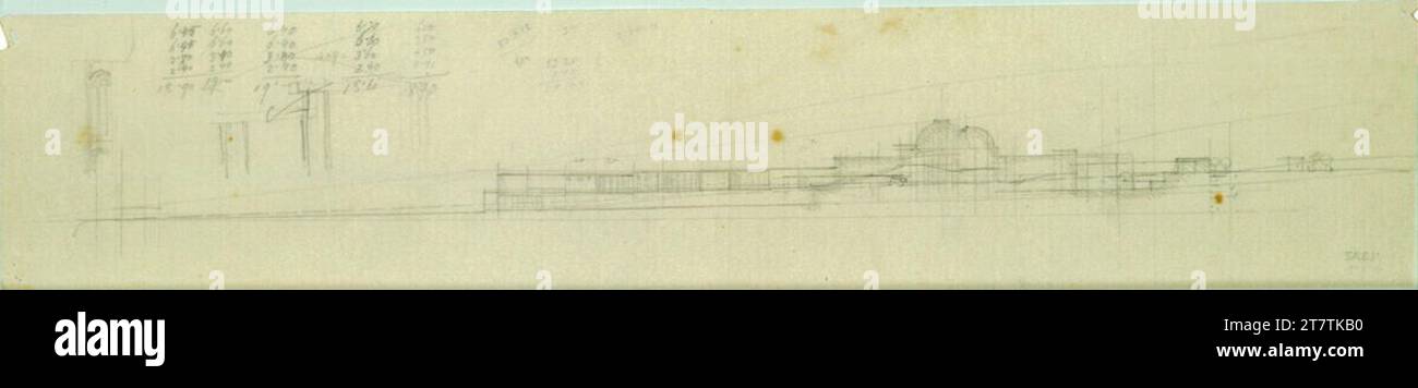 Alfred Castelliz Dornach, Goetheanum, cut through the entire system ...