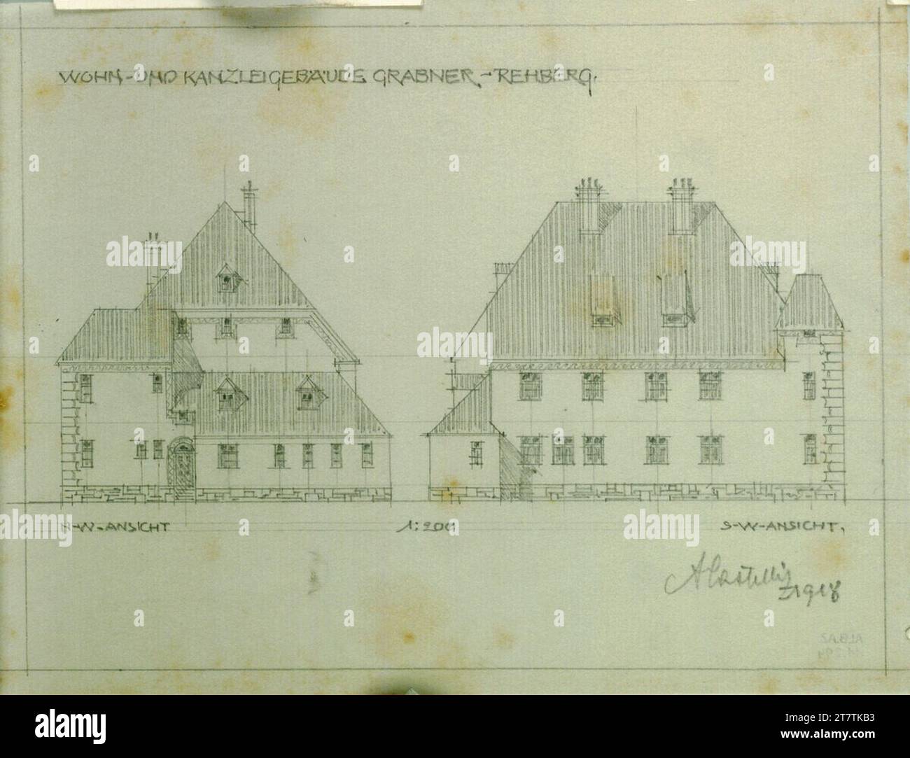 Alfred Castelliz Rehberg, residential and office building Georg Grabner ...