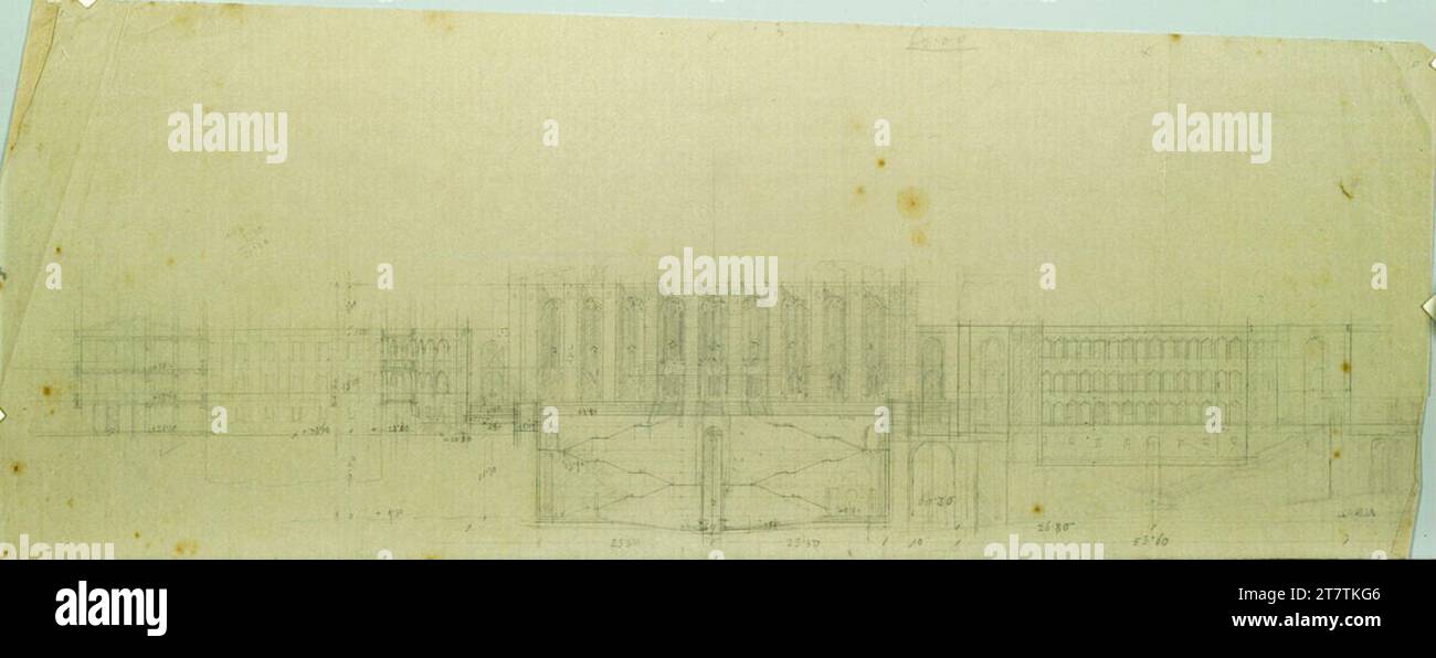 Alfred Castelliz Dornach, Goetheanum, dome construction, variant I ...