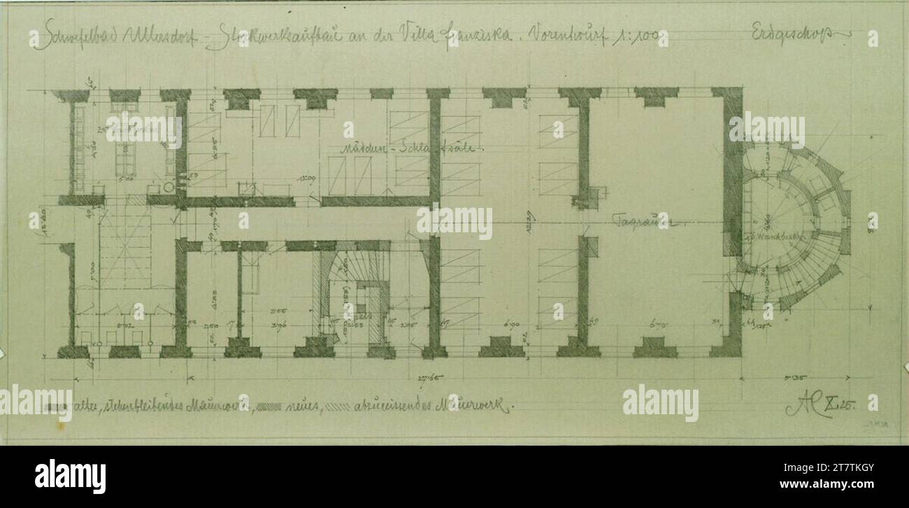 Alfred Castelliz Bad Groß Ullersdorf (northern Moravia), Villa ...