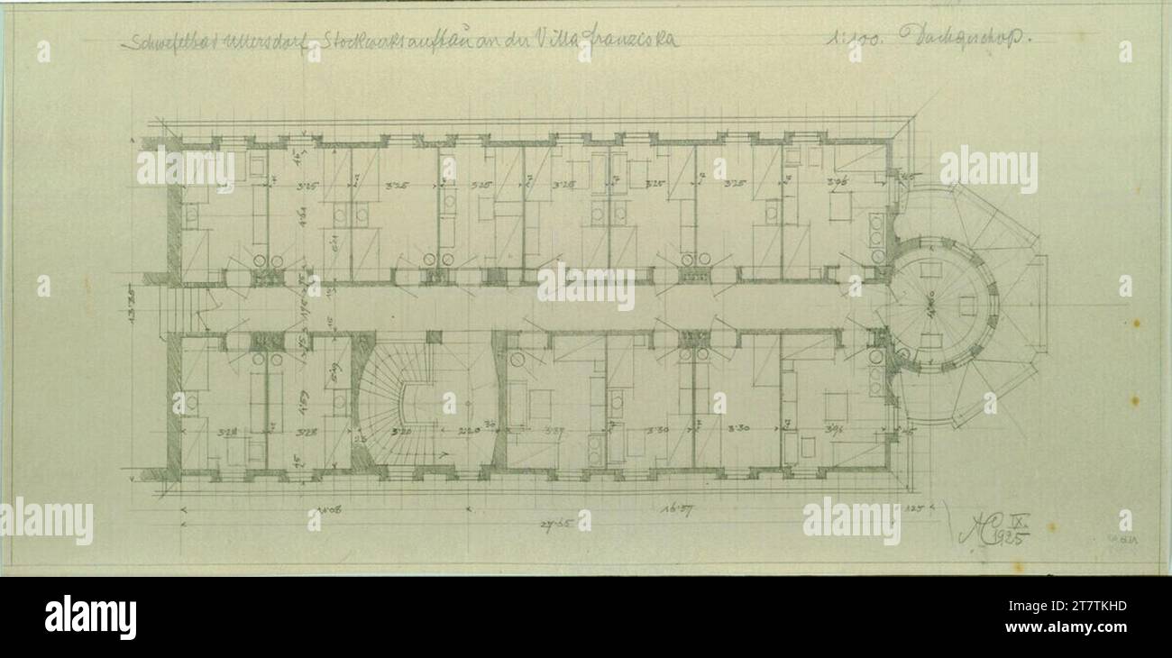 Alfred Castelliz Bad Groß Ullersdorf (northern Moravia), Villa ...