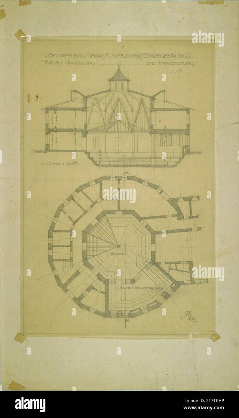 Alfred Castelliz Bad Groß Ullersdorf (northern Moravia), bathing ...