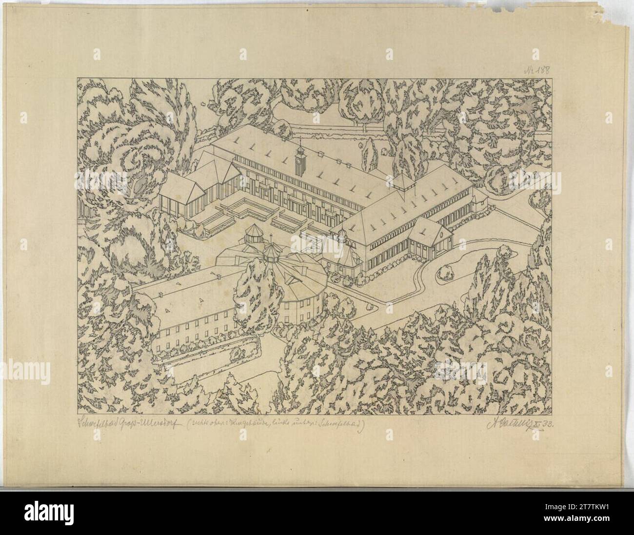 Alfred Castelliz Bad Groß Ullersdorf, sulfur bath, spa house and course ...