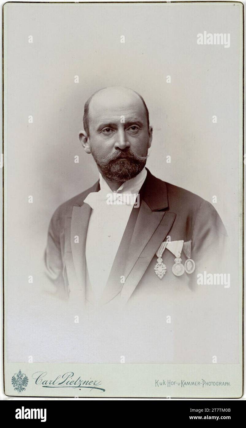 Carl Pietzner (Atelier) Vienna, Krieau, trotting system, portrait ...