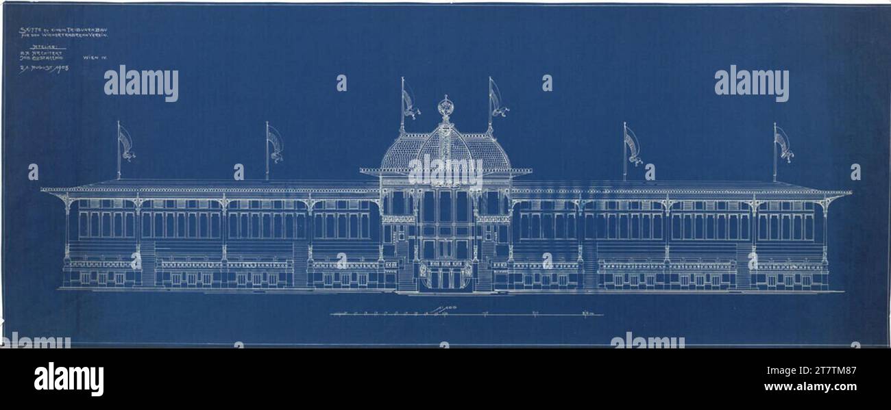 Johann Eustacchio (Entwerfer in) Vienna, Krieau, trot racing system ...