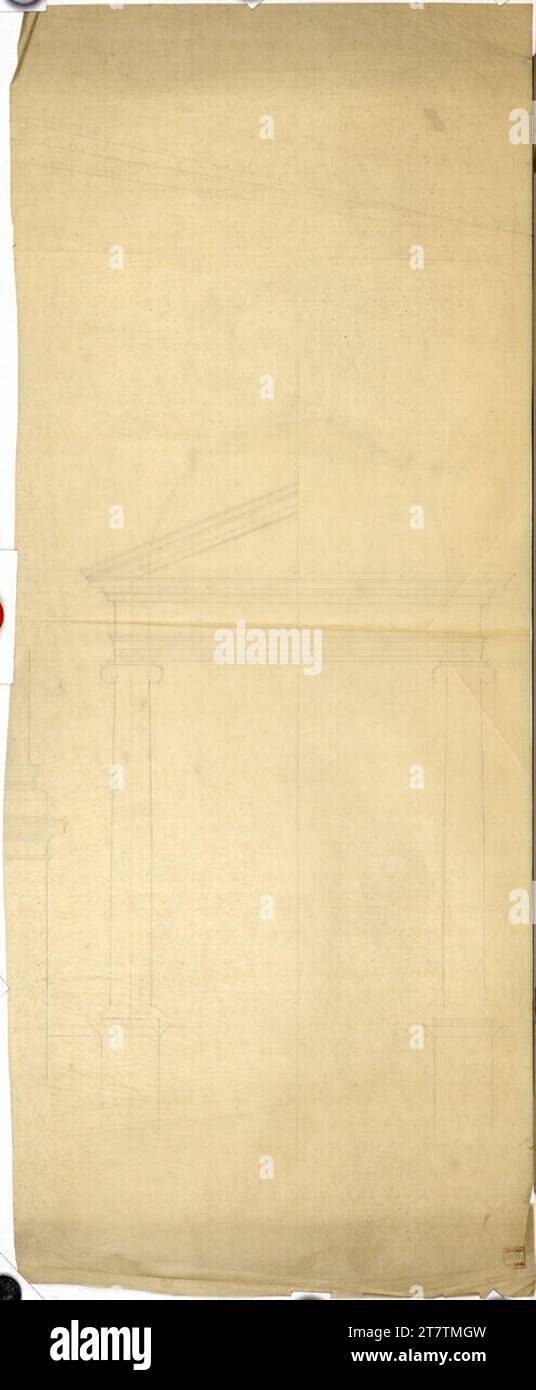 Carl von Hasenauer Vienna I, Hofburg, Neue Castle, draft of a window ...