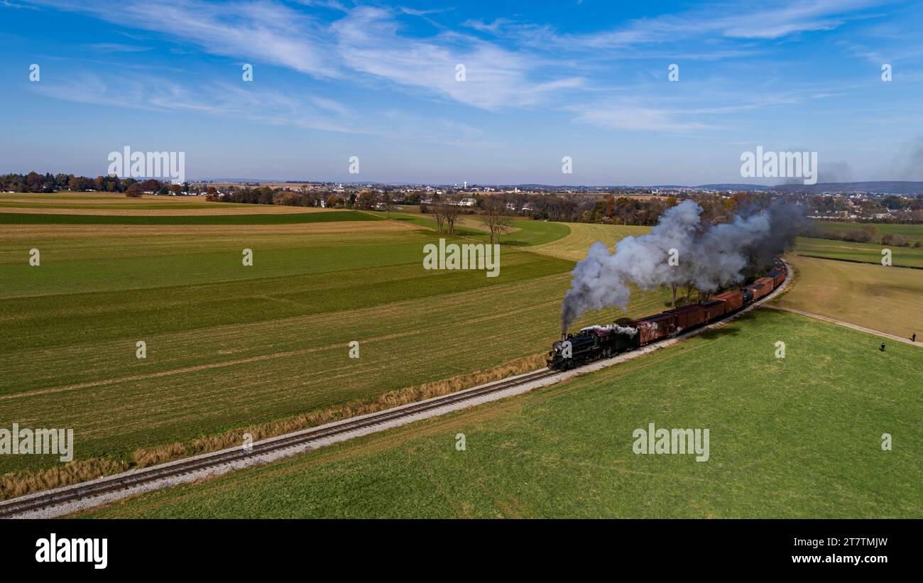 Aerial view around train railway hi-res stock photography and images ...