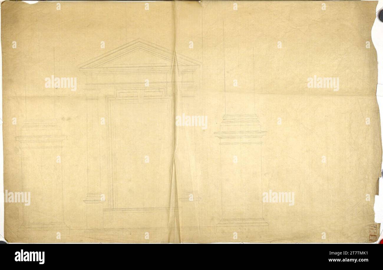 Carl von Hasenauer Vienna I, Hofburg, Neue Castle, draft of a window ...