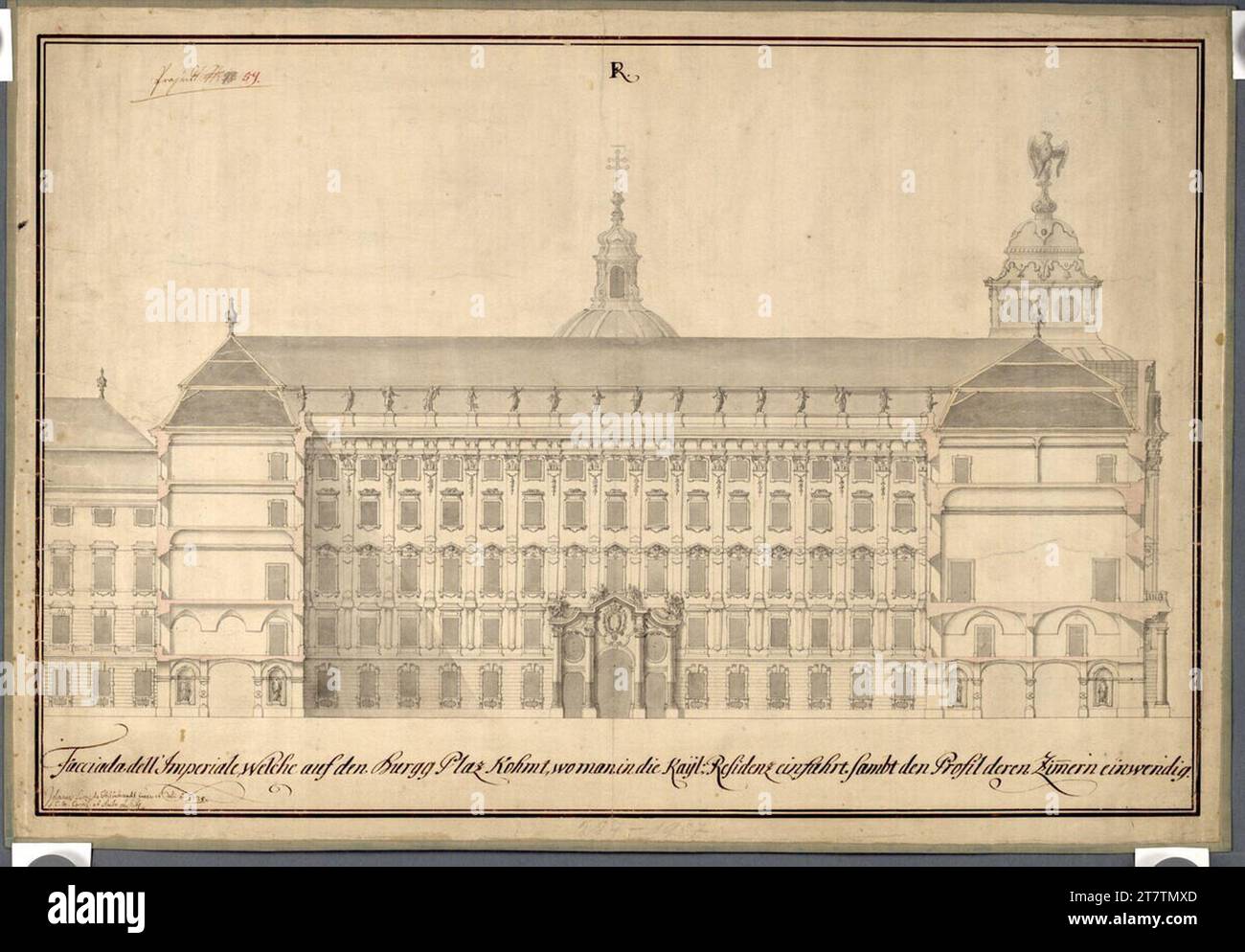 Johann Lucas von Hildebrandt (Architekt in) Vienna I, Hofburg ...