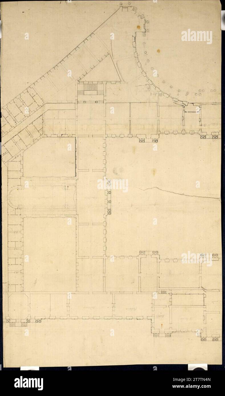 (Baron) Jean Nicolas Jadot (Architekt in) Vienna I, Hofburg, conversion ...