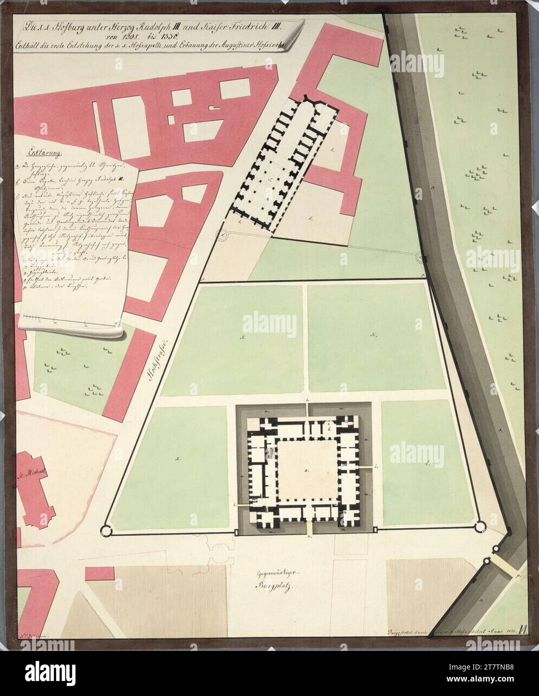 Johann Aman (Architekt in) Vienna I, Hofburg, AMAN reconstruction ...