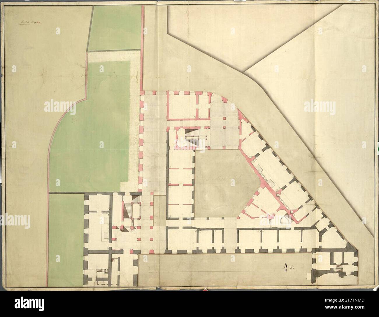 Nikolaus Franz Leonhard von Pacassi (Architekt in) Vienna I, Hofburg ...
