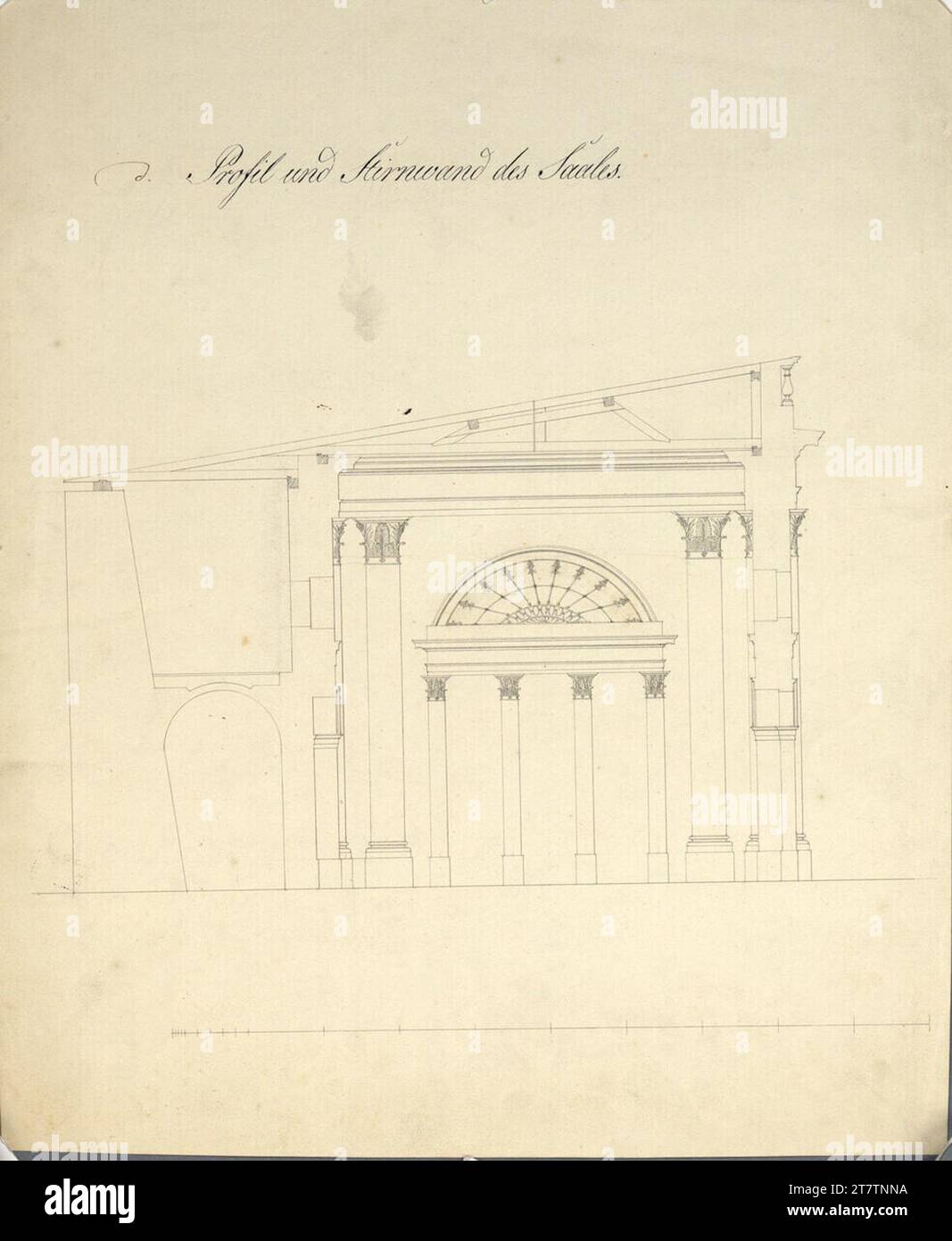 Ludwig Gabriel von Remy (Architekt in) Vienna I, Hofburg, Burggarten ...