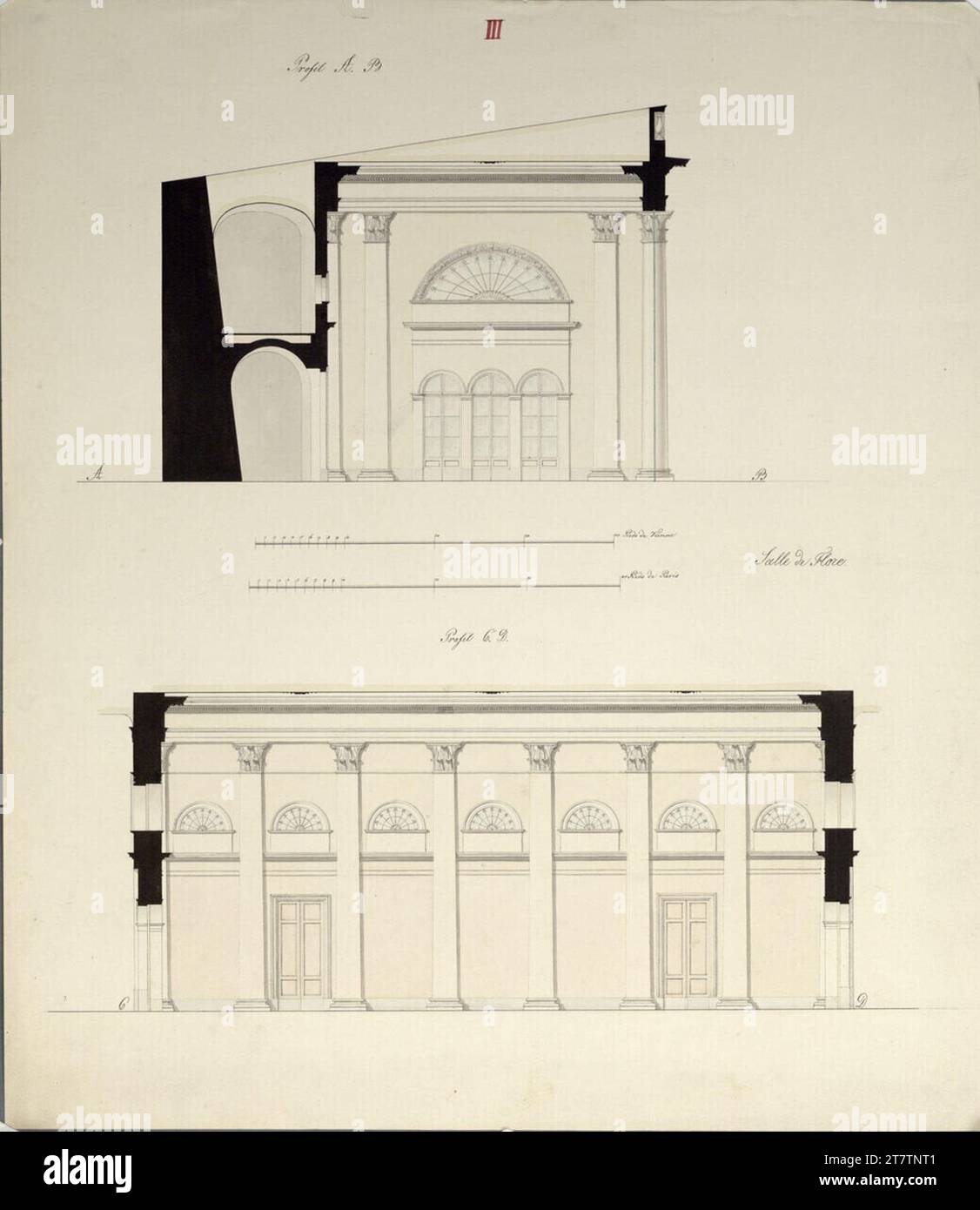 Ludwig Gabriel von Remy (Architekt in) Vienna I, Hofburg, Burggarten ...