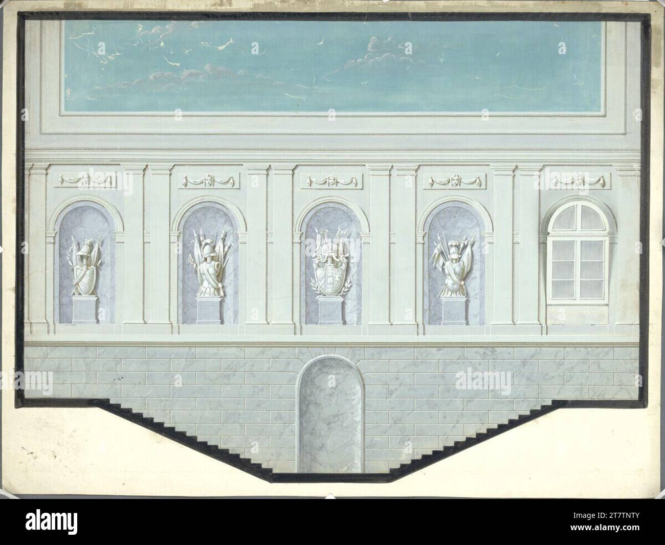 Anonym (Architekt in) Vienna I, Hofburg, Schweizerhof, SW wing ...