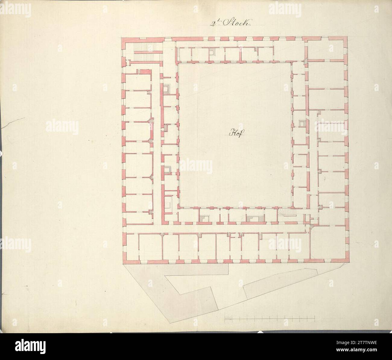 Section plan second floor hi-res stock photography and images - Alamy