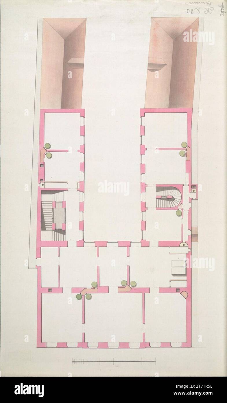 Johann Aman (Architekt in) Baden, Hauptplatz 17, imperial house ...