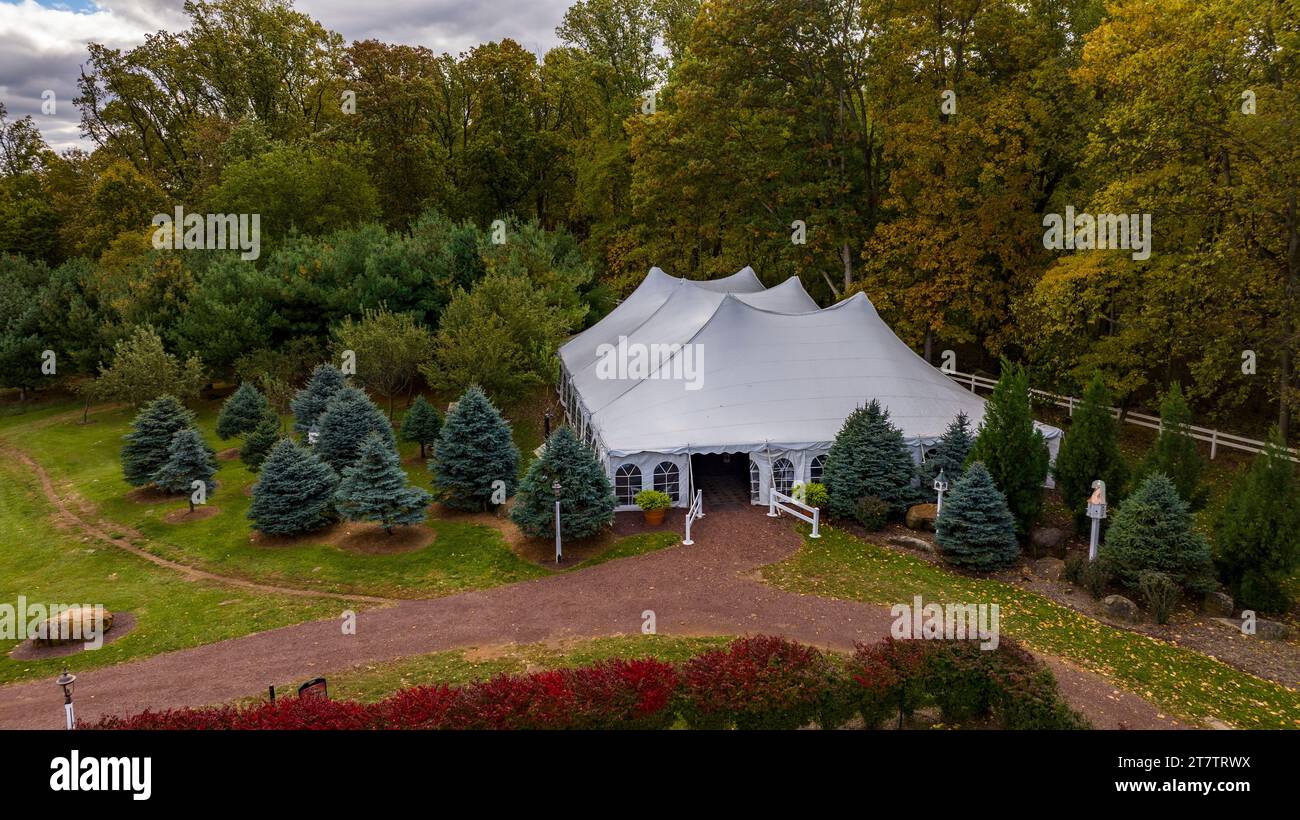 Aerial view tent village hi-res stock photography and images - Alamy