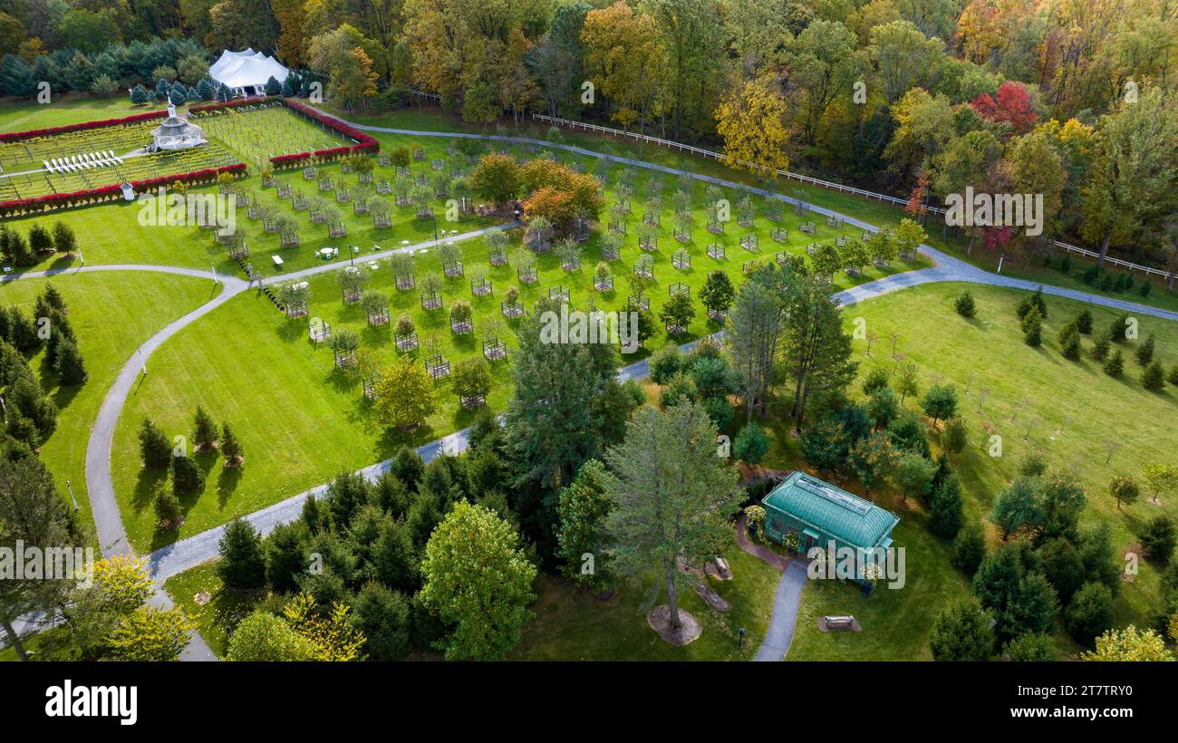 Elizabethtown, Pennsylvania, October 22, 2023 - An Aerial View of a ...