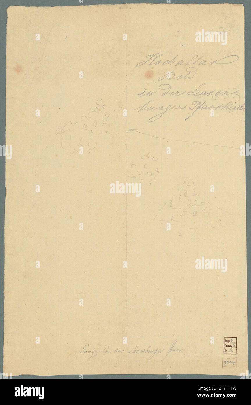 unbestimmt (An der Entstehung Beteiligte r) Laxenburg, Skizze. Paper ...