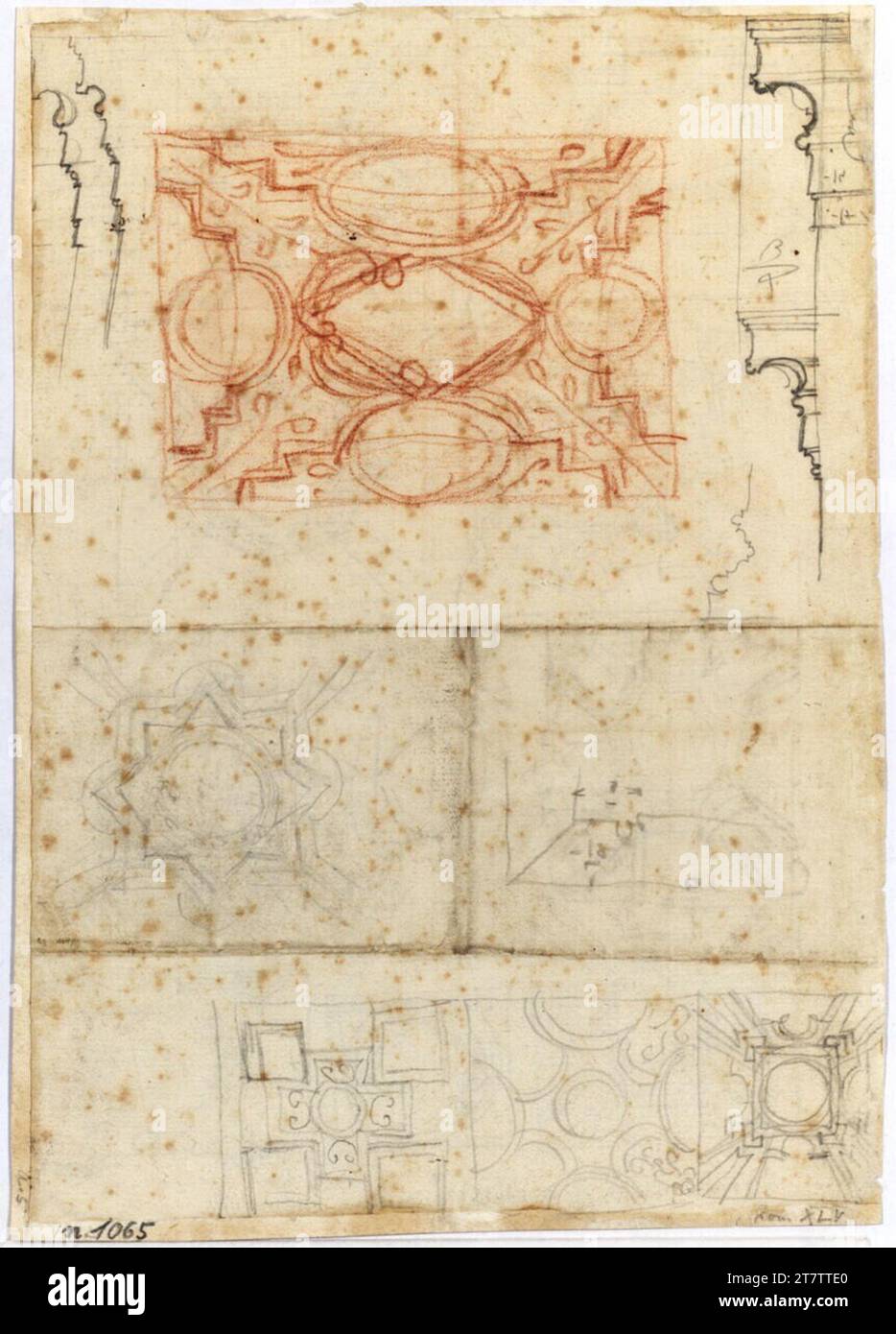 Francesco Borromini (Entwerfer in) Rome, Palazzo Falconieri, vault ...