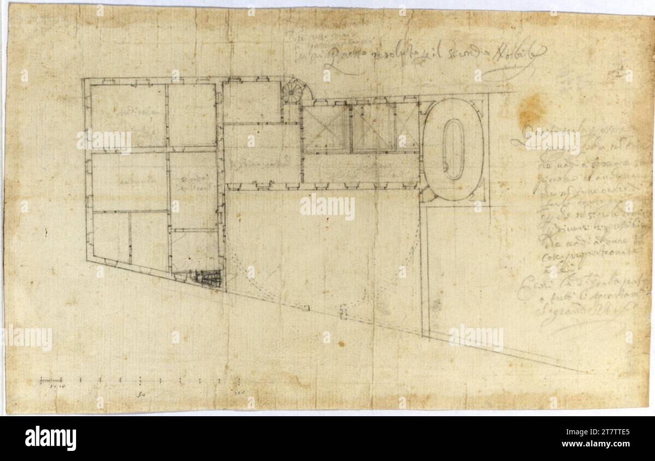 Francesco Borromini (Entwerfer in) Rome, Palazzo Carpegna, northern part of the palace, second ...