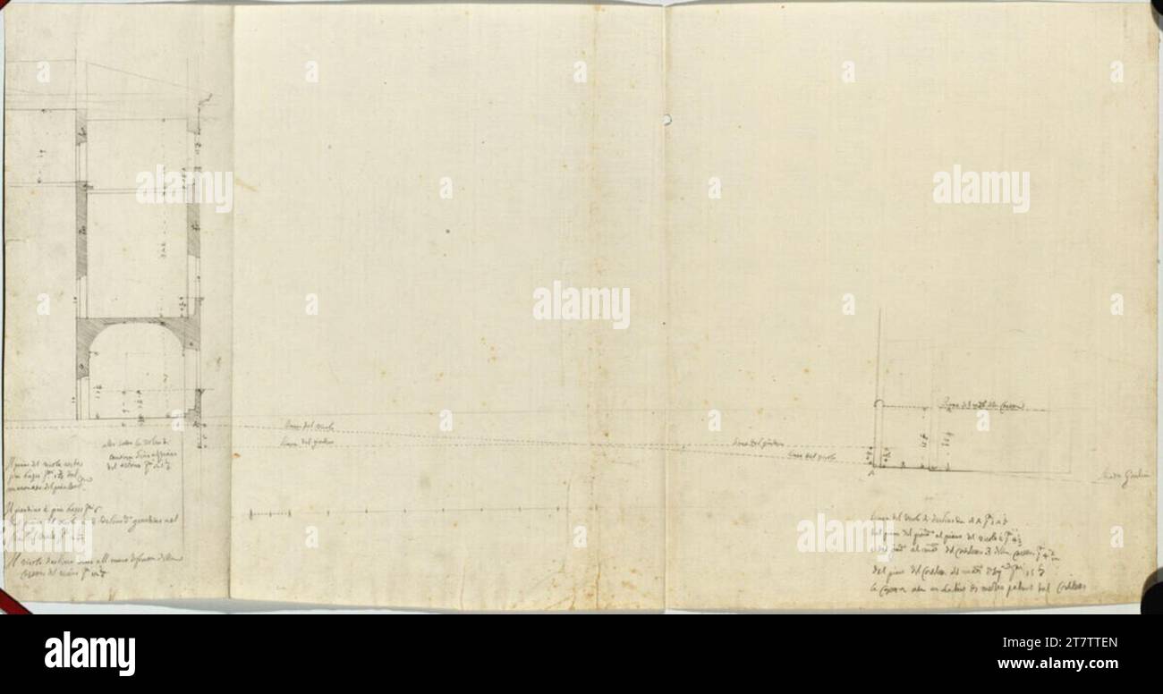 Francesco Borromini (Zeichner in) Rome, Palazzo Falconieri, garden and ...