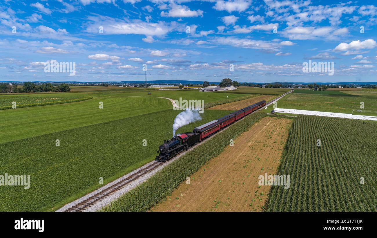 Aerial traveling view corn fields hi-res stock photography and images ...