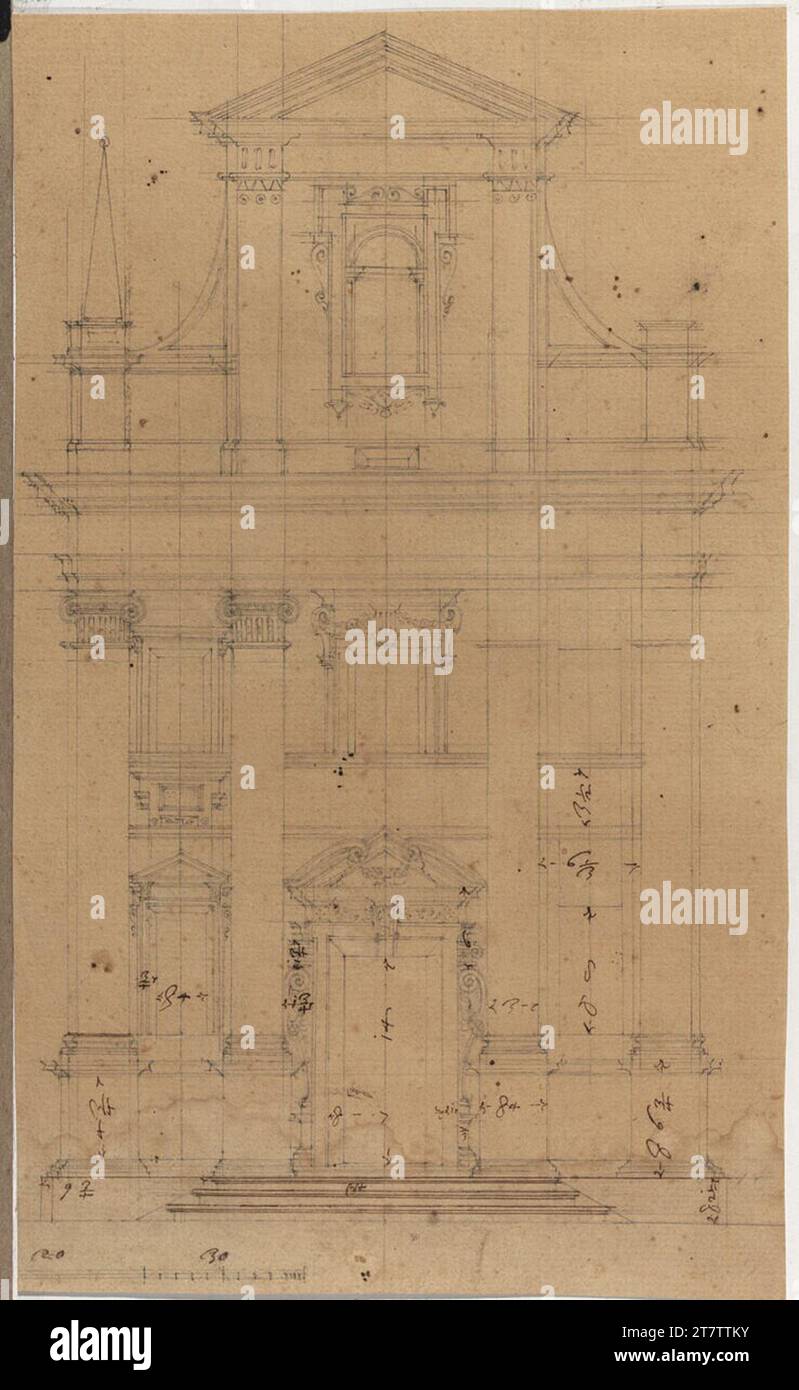 Giacomo Del Duca (Entwerfer in) Rome, Santa Maria in Trivio, not San ...
