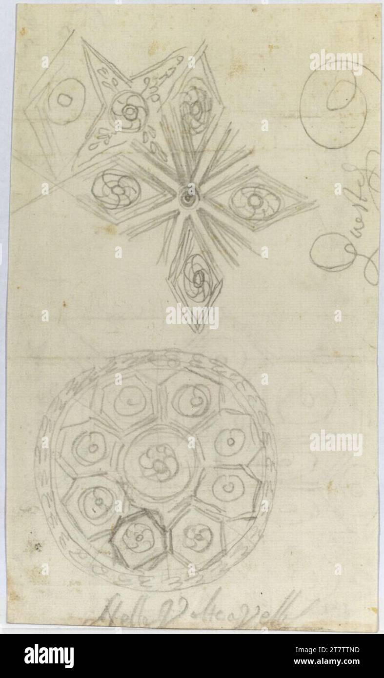 Francesco Borromini (Entwerfer in) Rome , Vaulting. Paper, medium ...