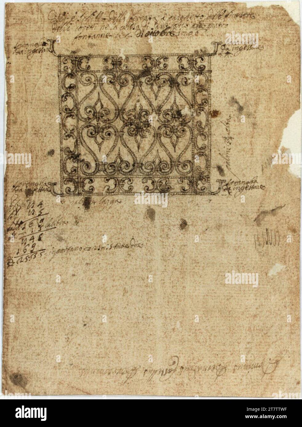 Bernardo Castelli Borromini (Zeichner in) Roma, San Carlo at the four ...