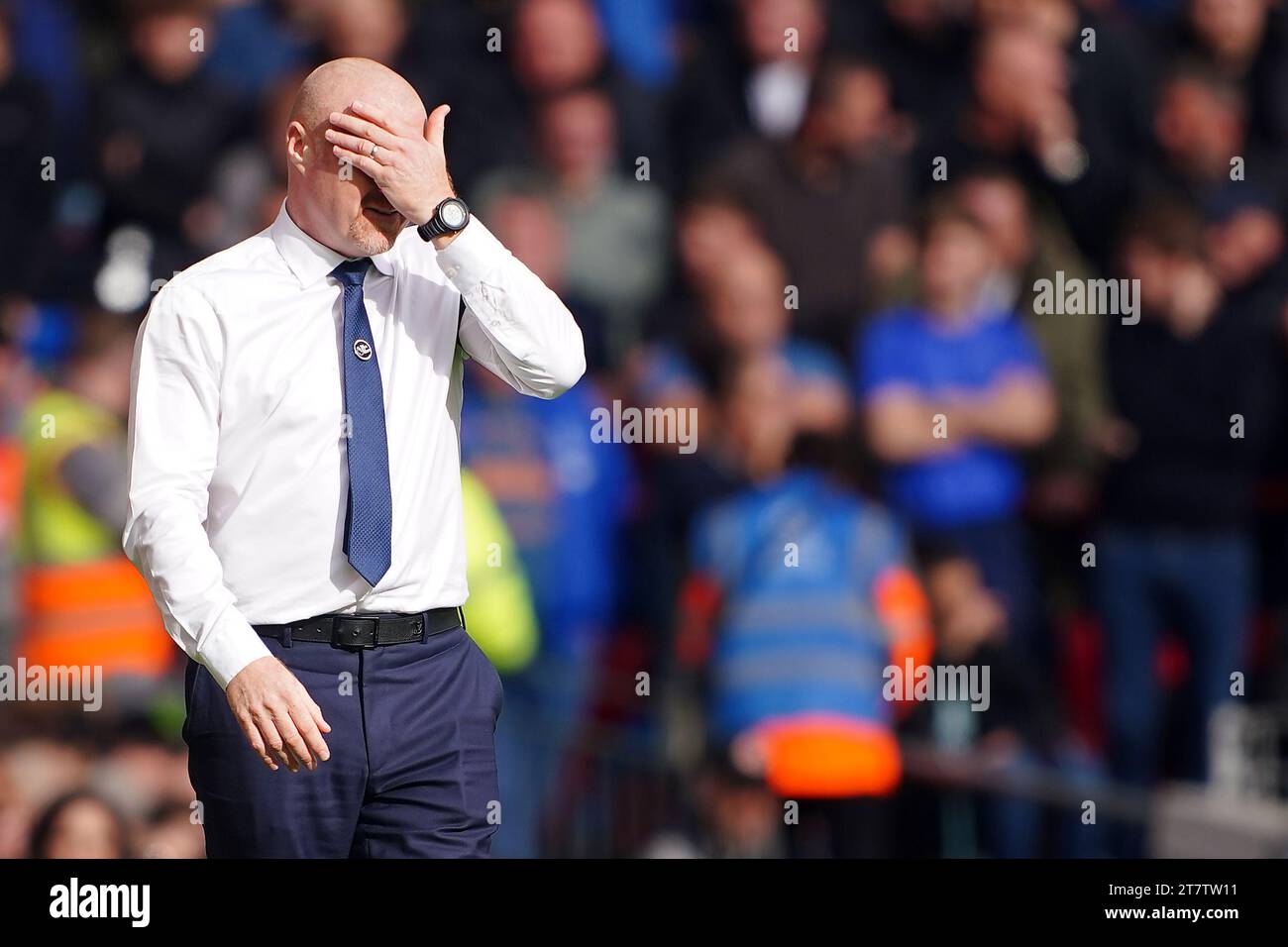 File photo dated 21-10-2023 of Everton manager Sean Dyche. Everton have ...