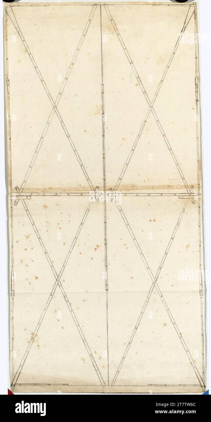 Francesco Borromini (Zeichner in) Rome, San Giovanni in Laterano, middle portal, stripping of a ...