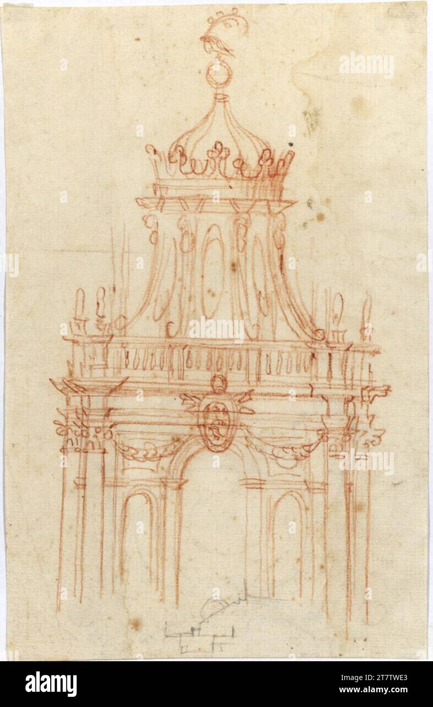 Francesco Borromini (Zeichner in) Rome, San Pietro in Vaticano ...